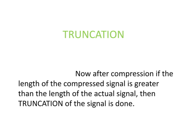 Ecg compression using fft | PPTX | Digital Audio | Computer Software and Applications