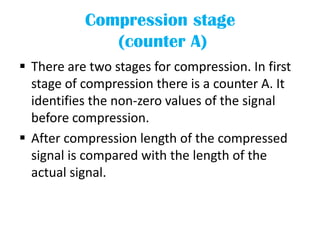 Ecg compression using fft | PPTX