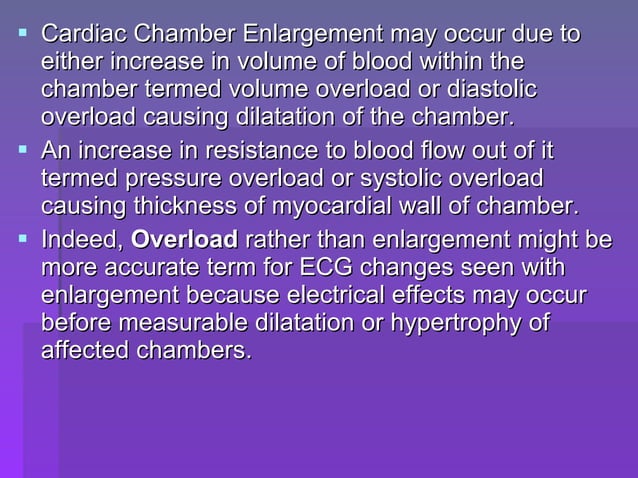Ecg criteria of chamber enlargement | PPT