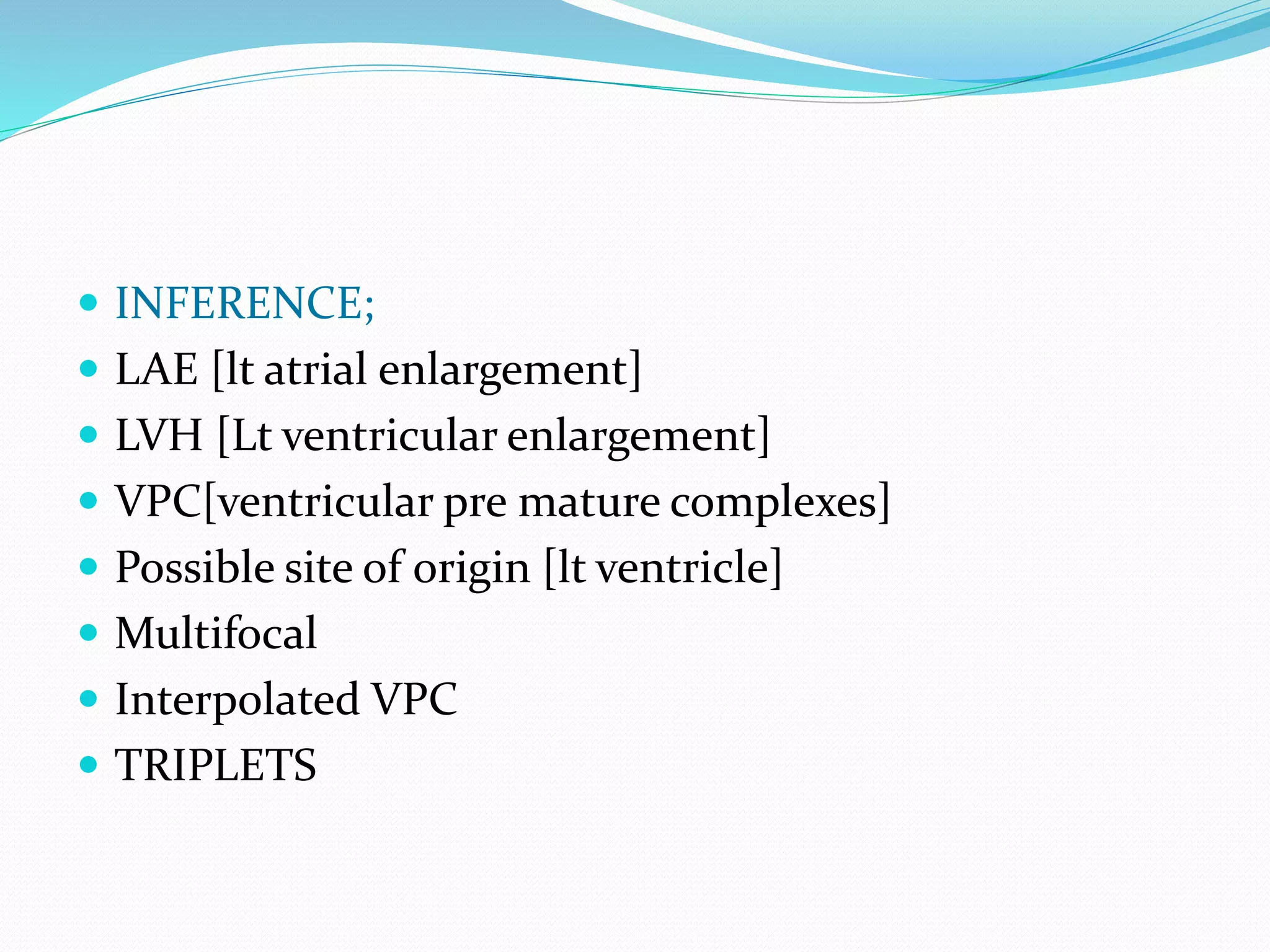 ECG: Interpolated VPCs & Fusion Beat | PPTX