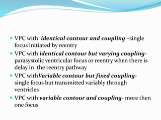 ECG: Interpolated VPCs & Fusion Beat | PPT
