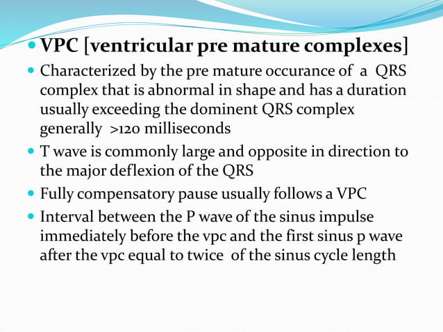 ECG: Interpolated VPCs & Fusion Beat | PPT