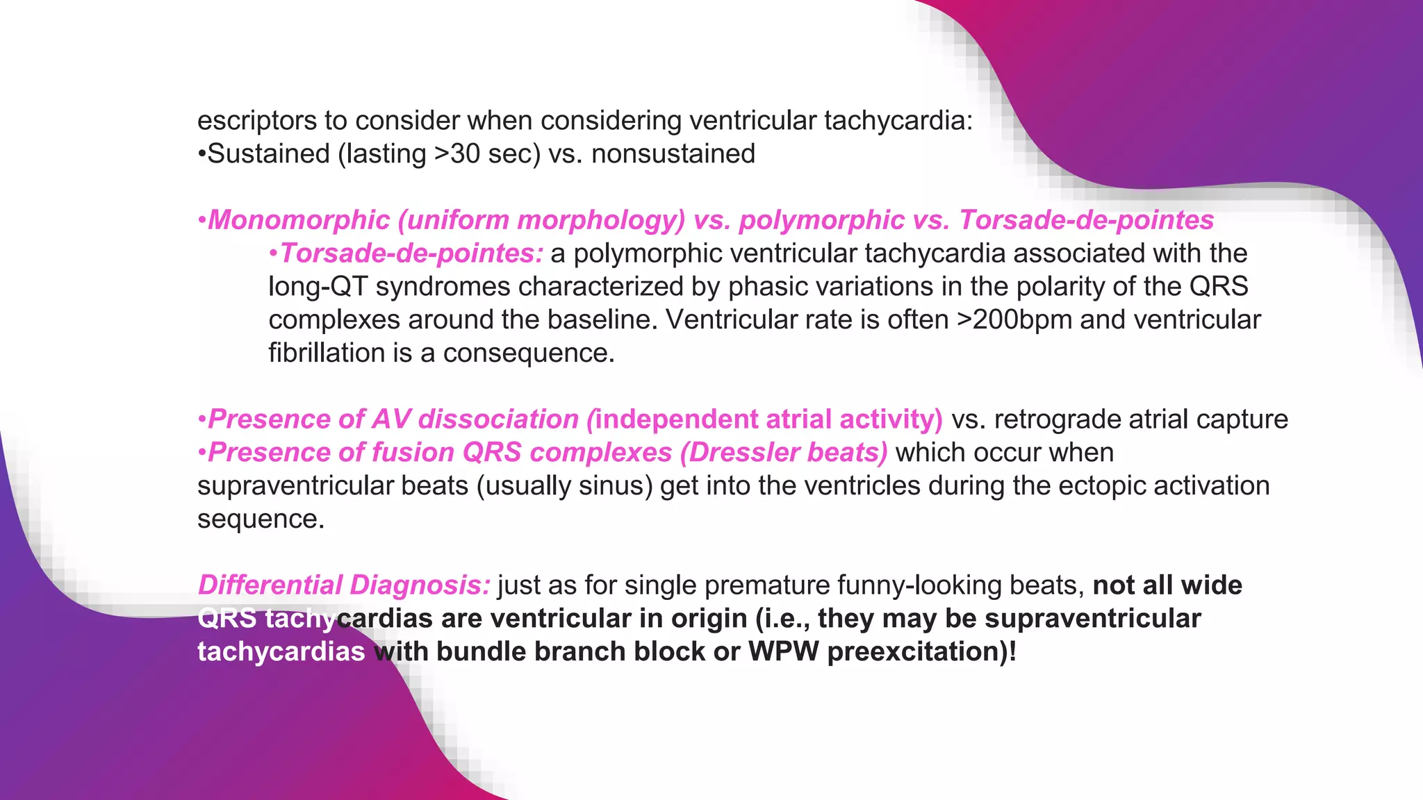 ECG Rhythm Abnormalities | PPTX