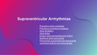 ECG Rhythm Abnormalities | PPTX