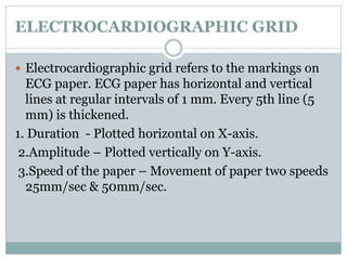 Ecg (electrocardiogram) | PPTX