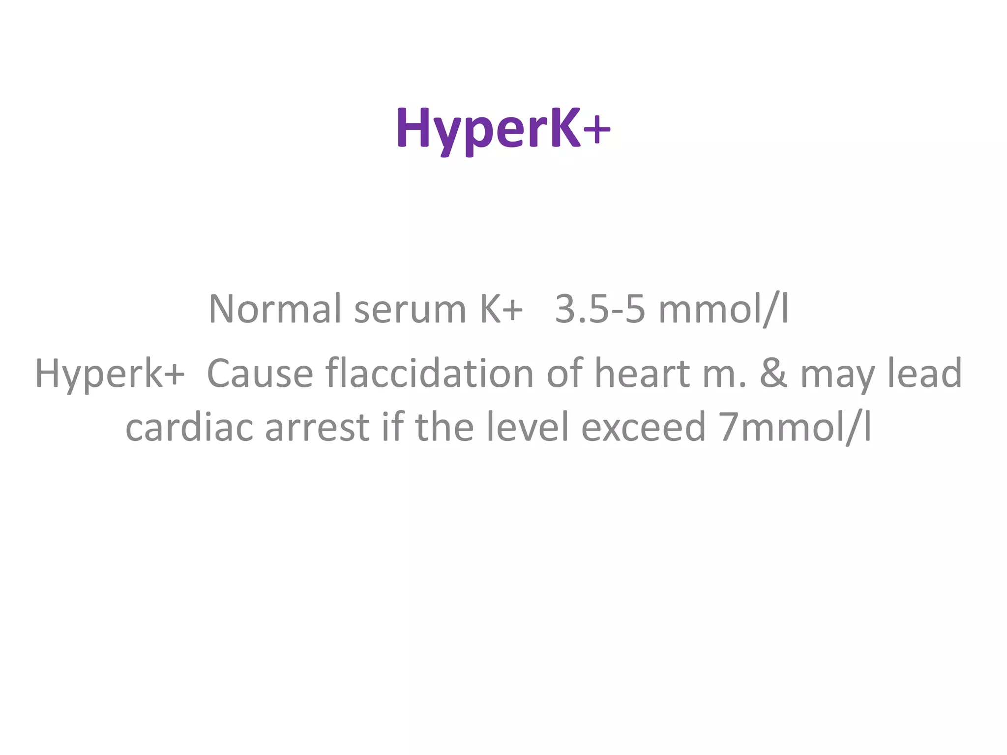Ecg & electrolytes disturbance | PPTX