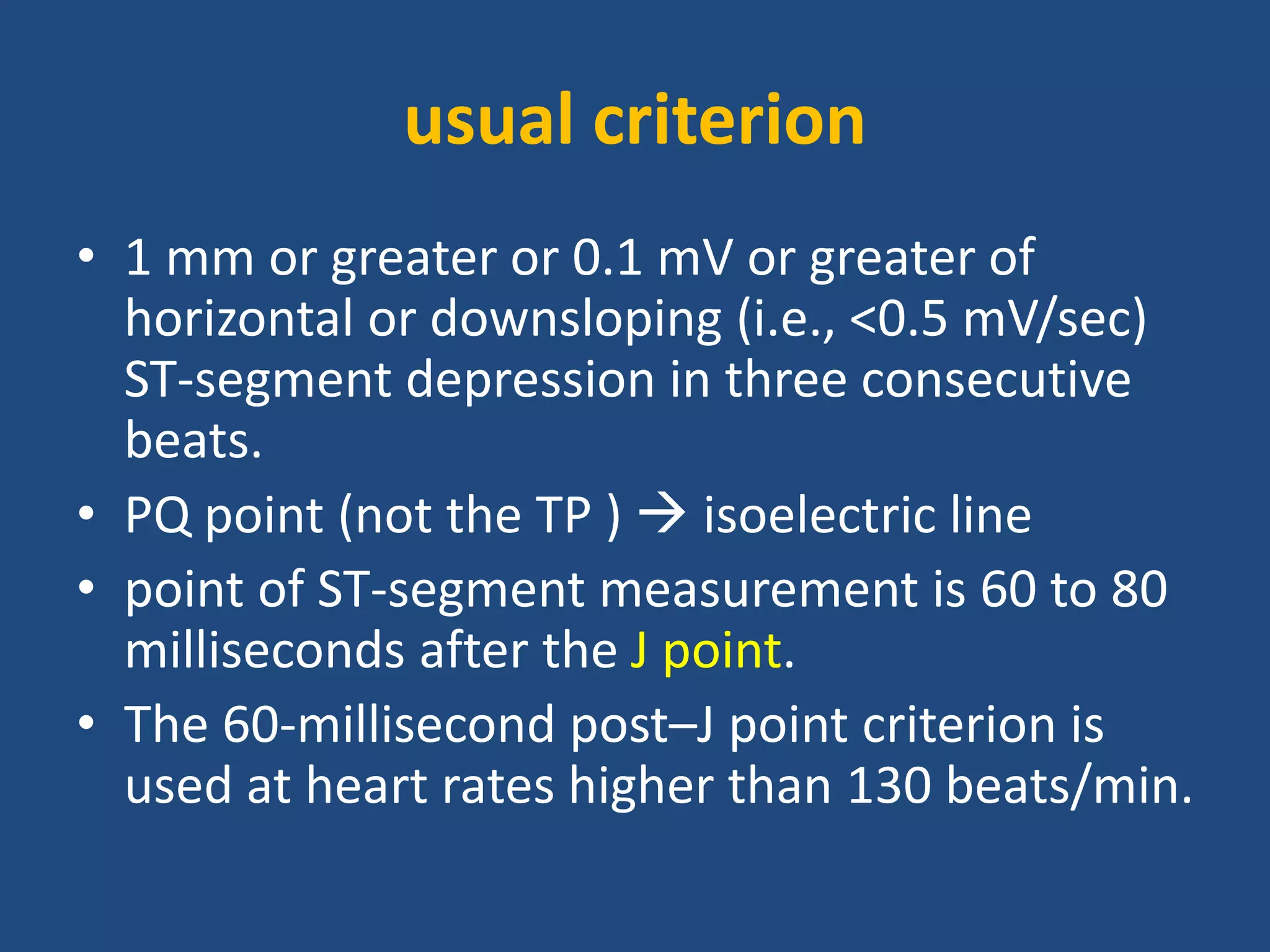 ECG Exercise Tolerance Test | PPTX