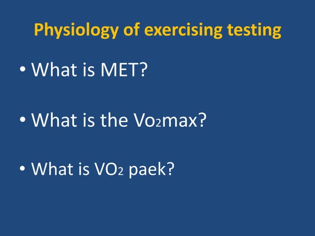 ECG Exercise Tolerance Test | PPTX