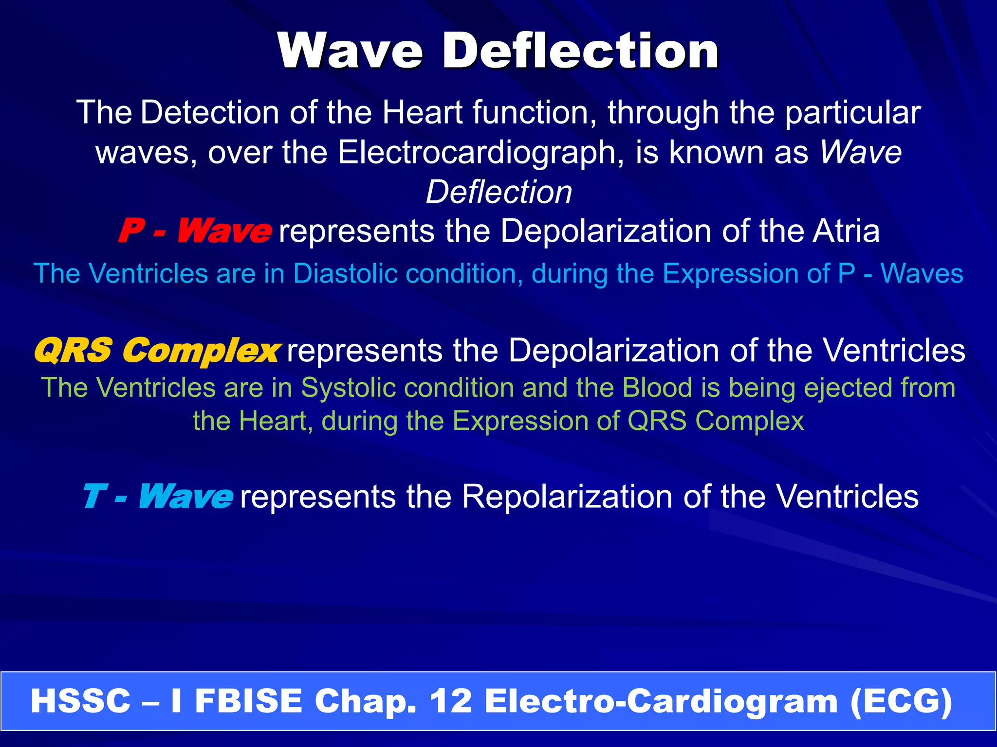ECG FBISE HSSC-I Chap. 12 XI - Biology | PPT