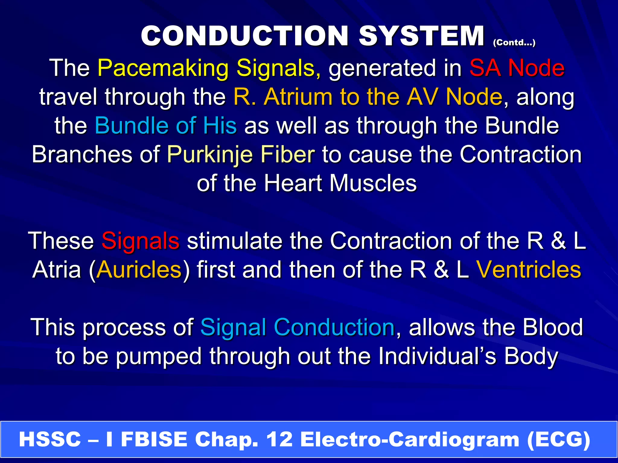 ECG FBISE HSSC-I Chap. 12 XI - Biology | PPT