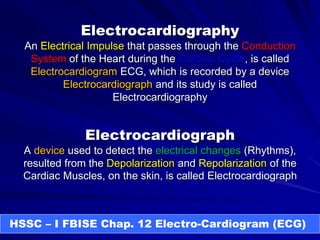 ECG FBISE HSSC-I Chap. 12 XI - Biology | PPT