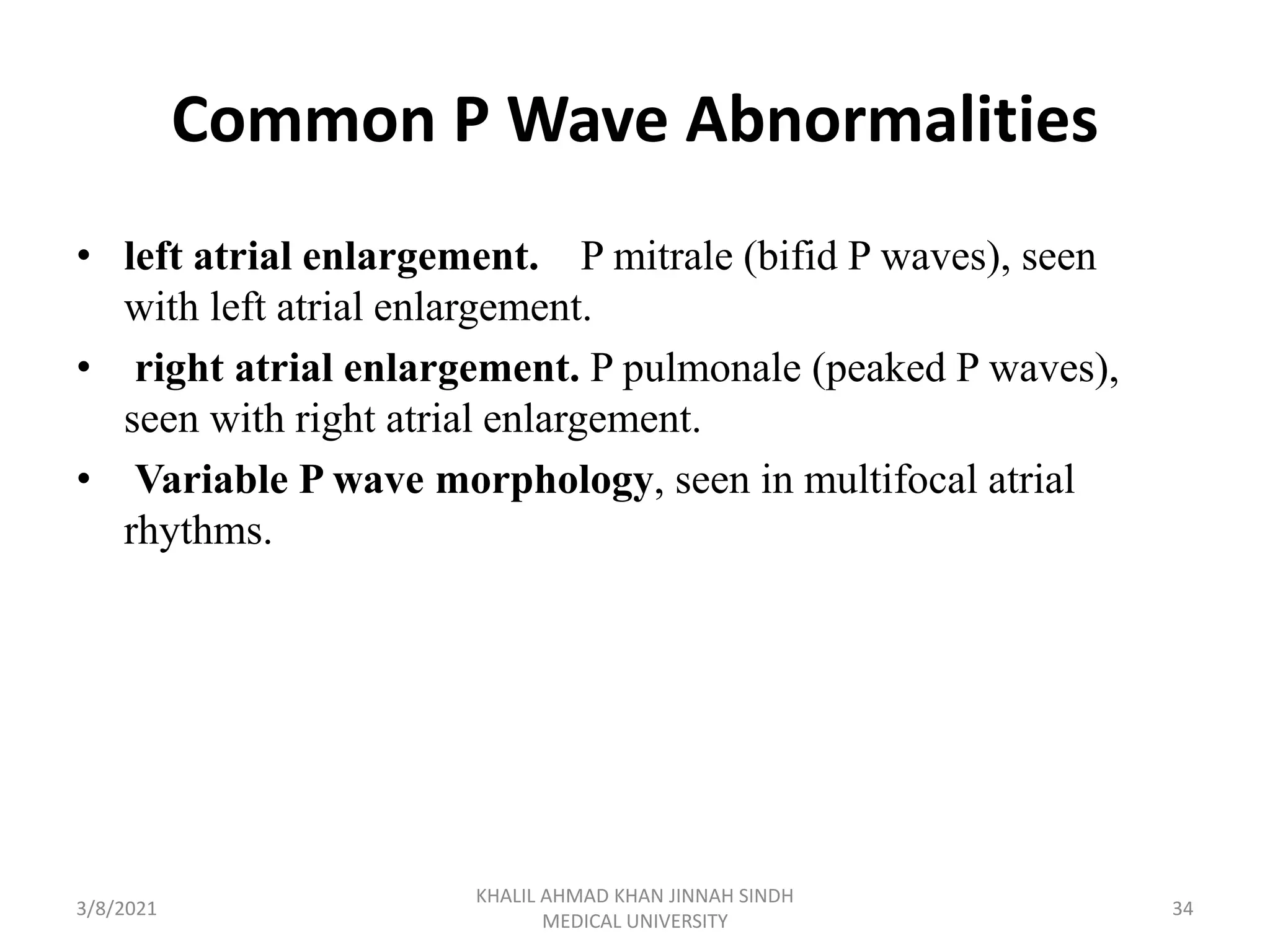 Basic of ECG with common abnormalities. | PPTX