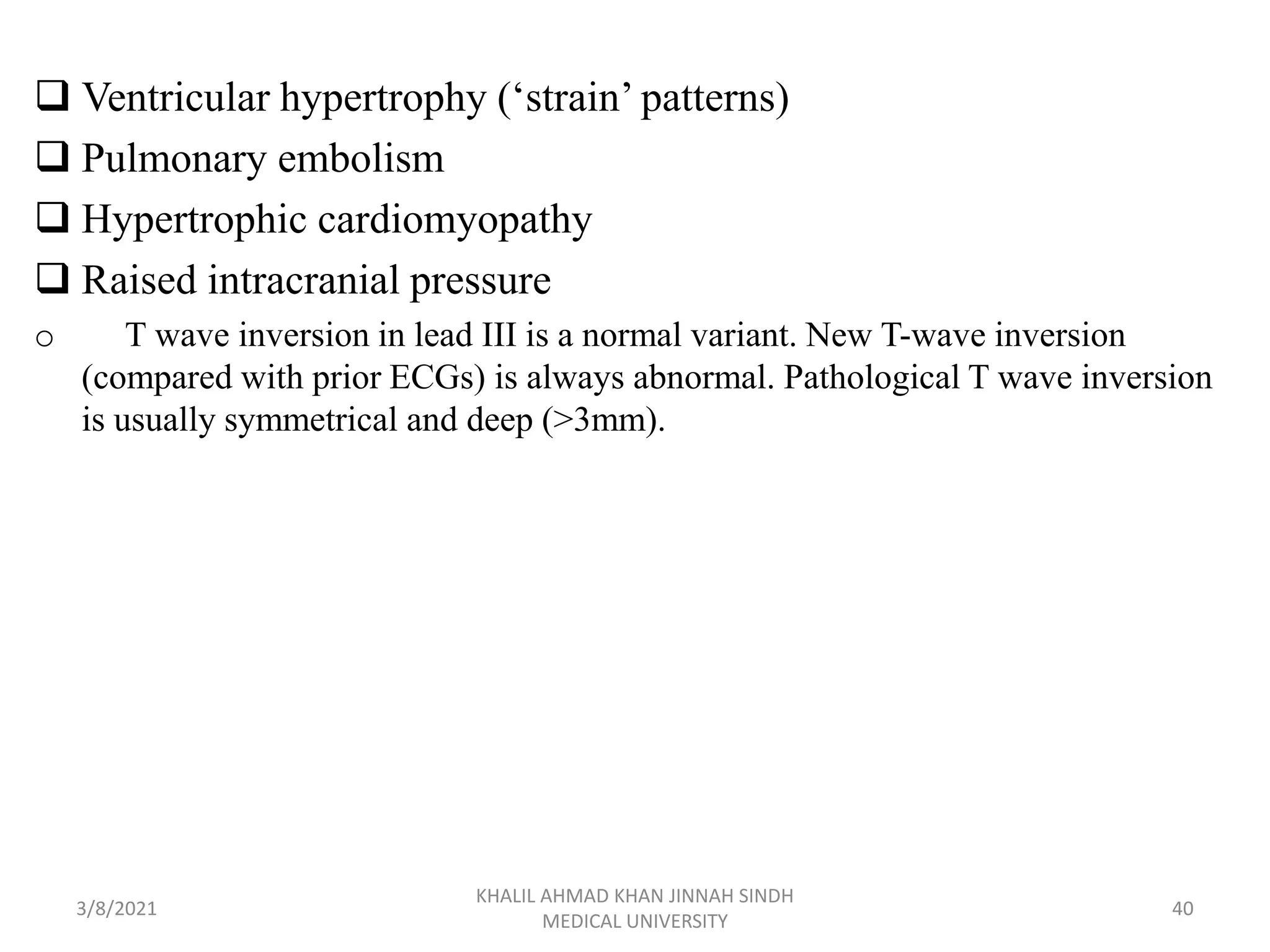 Basic of ECG with common abnormalities. | PPTX