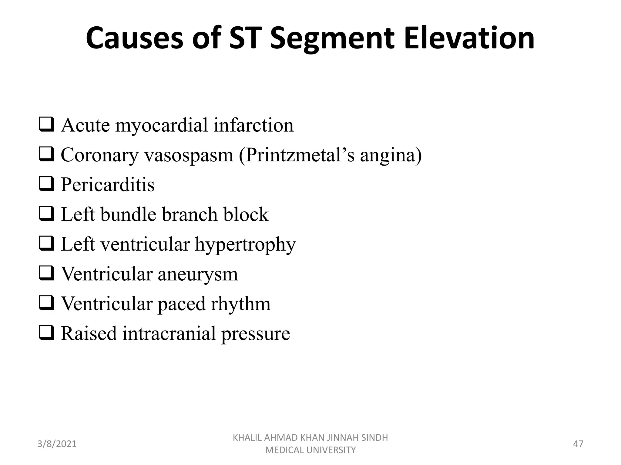 Basic of ECG with common abnormalities. | PPTX