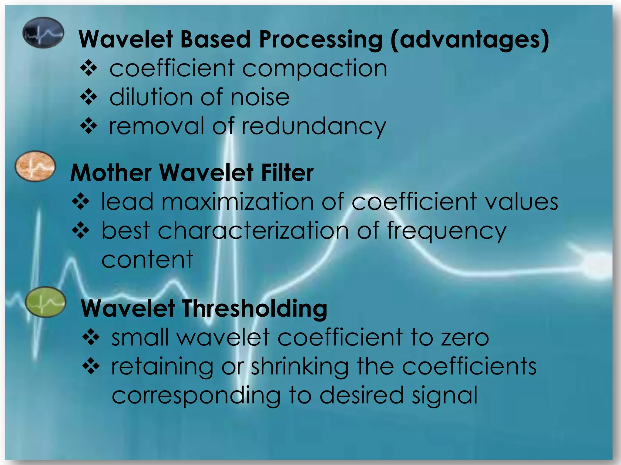Ecg Signal Processing | PPTX