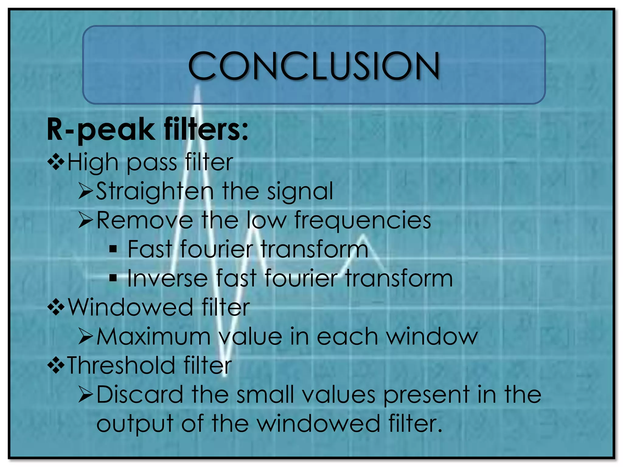 Ecg Signal Processing | PPTX