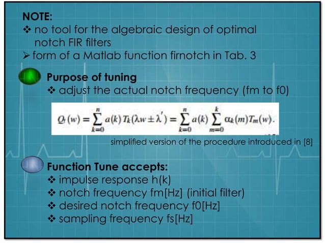 Ecg Signal Processing