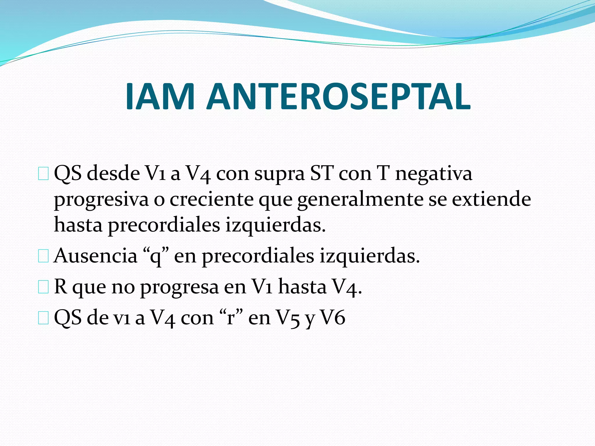 Electrocardiograma (ECG) en Infarto de Miocardio (IAM) - Dr. Bosio | PPTX
