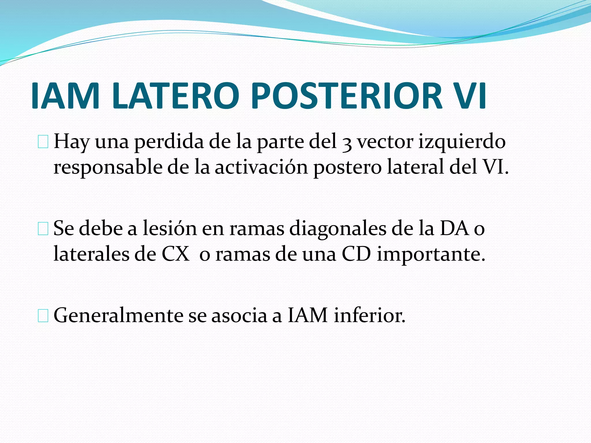 Electrocardiograma (ECG) en Infarto de Miocardio (IAM) - Dr. Bosio | PPTX