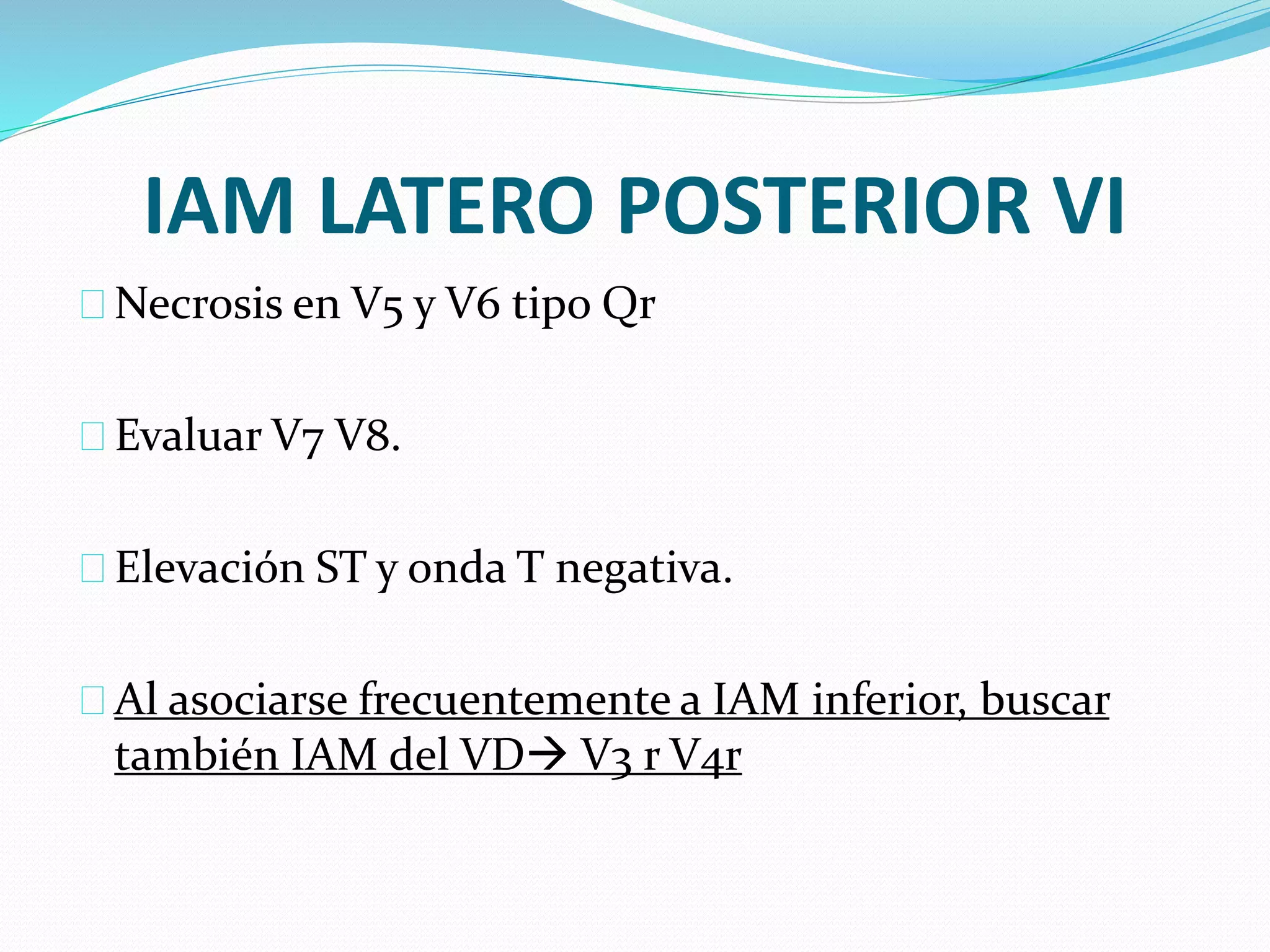Electrocardiograma (ECG) en Infarto de Miocardio (IAM) - Dr. Bosio | PPTX