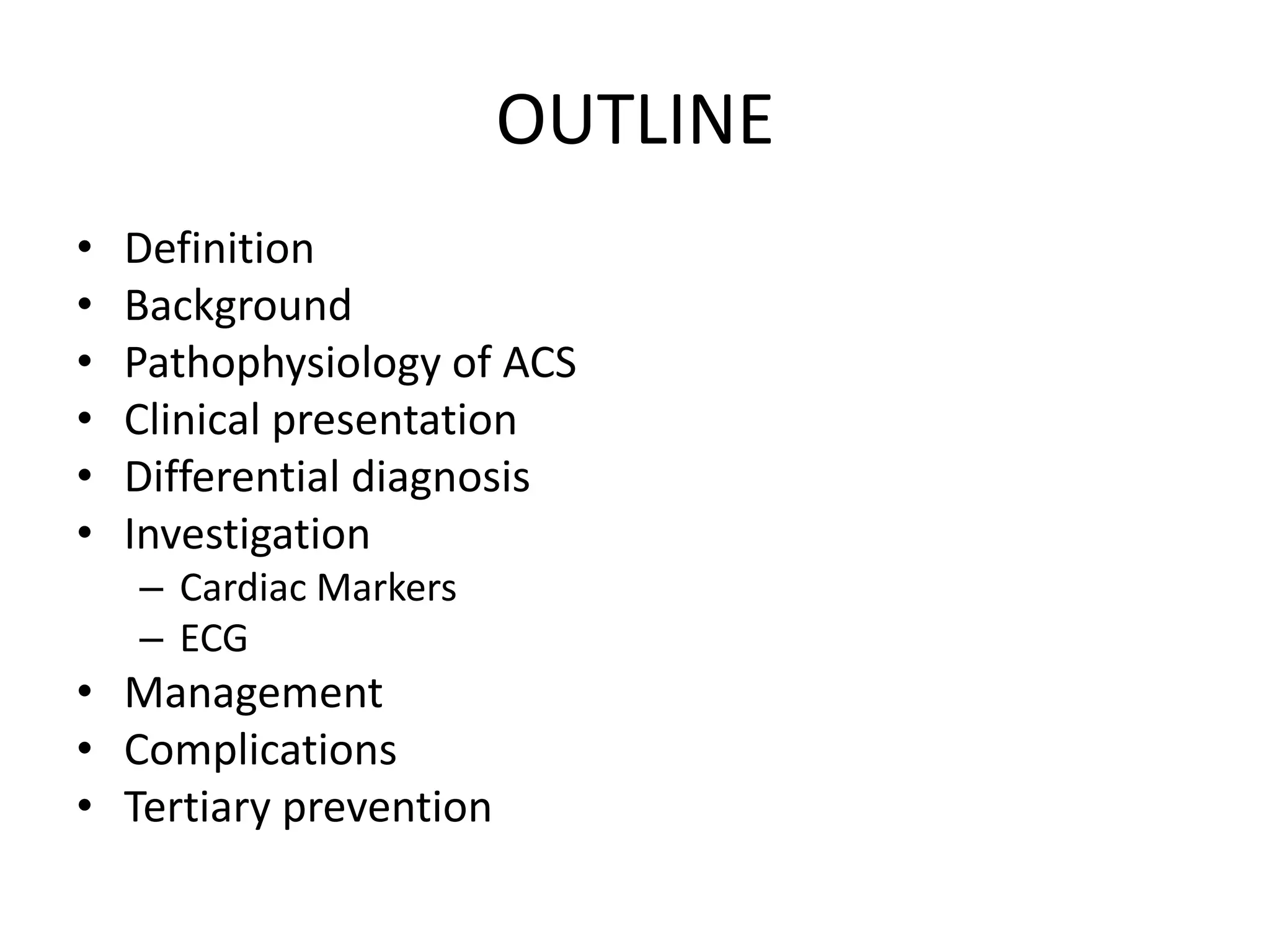 Ecg in acute coronary syndrome and acute care | PPT