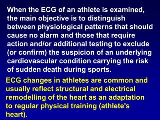 Ecg in athletes limits of normal-samir rafla . cardio egypt 2015 | PPT