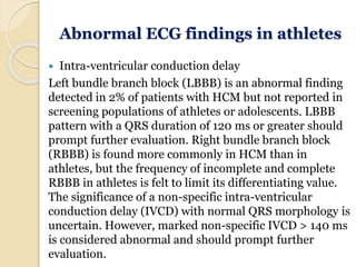 Ecg in athletes and young age | PPTX