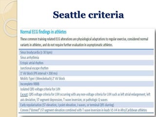 Ecg in athletes and young age | PPTX
