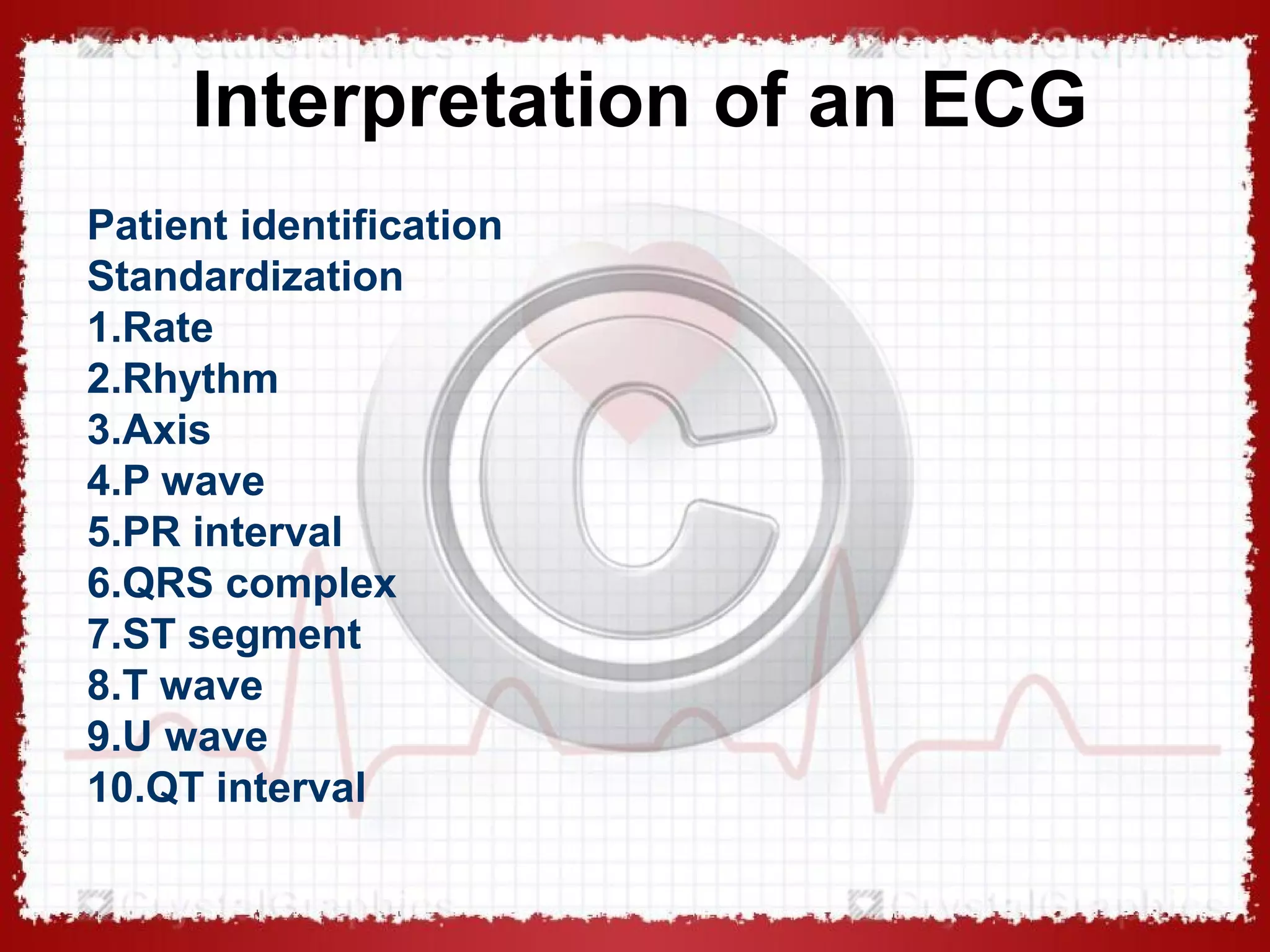 ECG In Ischemic Heart Disease - Dr Vivek Baliga Review | PPT
