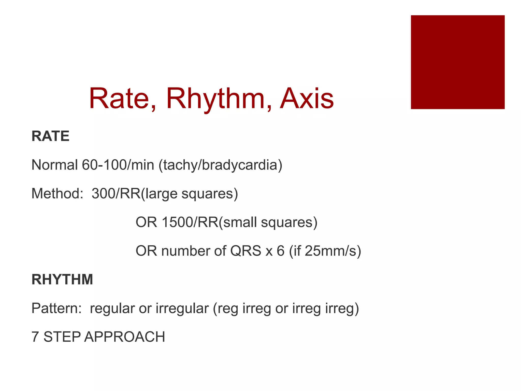 ECG interpretation | PPTX