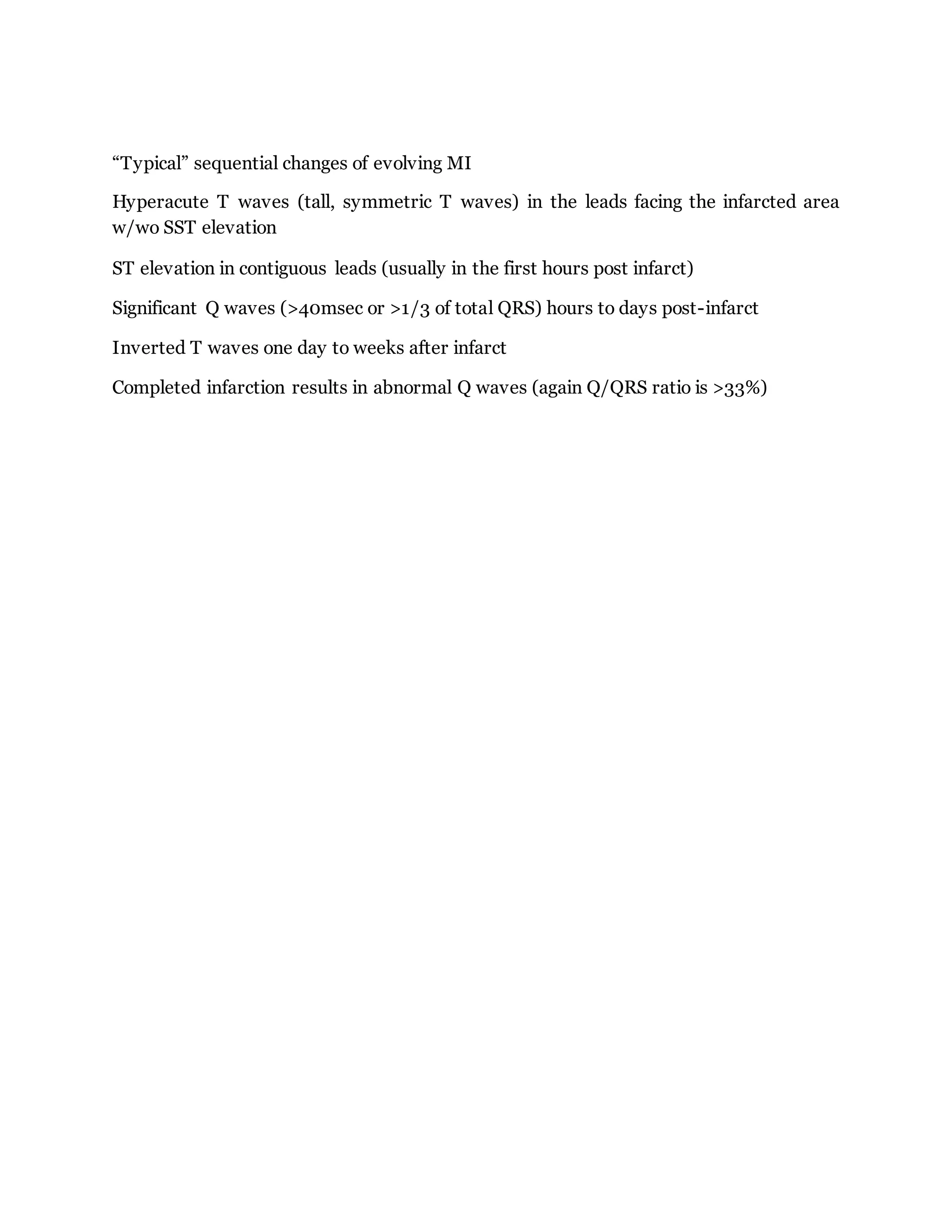 Ecg interpretation ; USMLE | DOCX