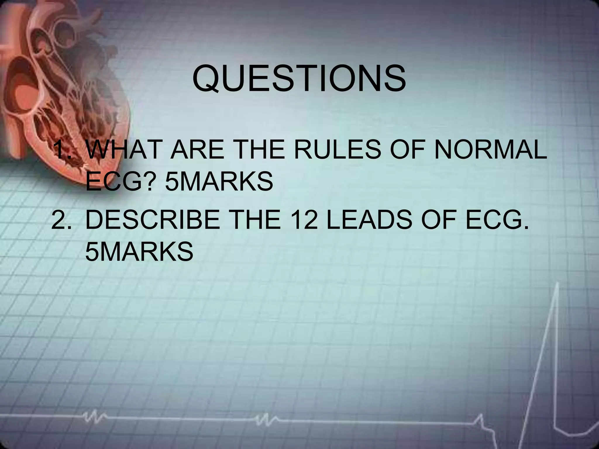 Electrocardiogram interpretation | PPTX