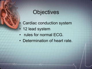 Electrocardiogram interpretation | PPTX