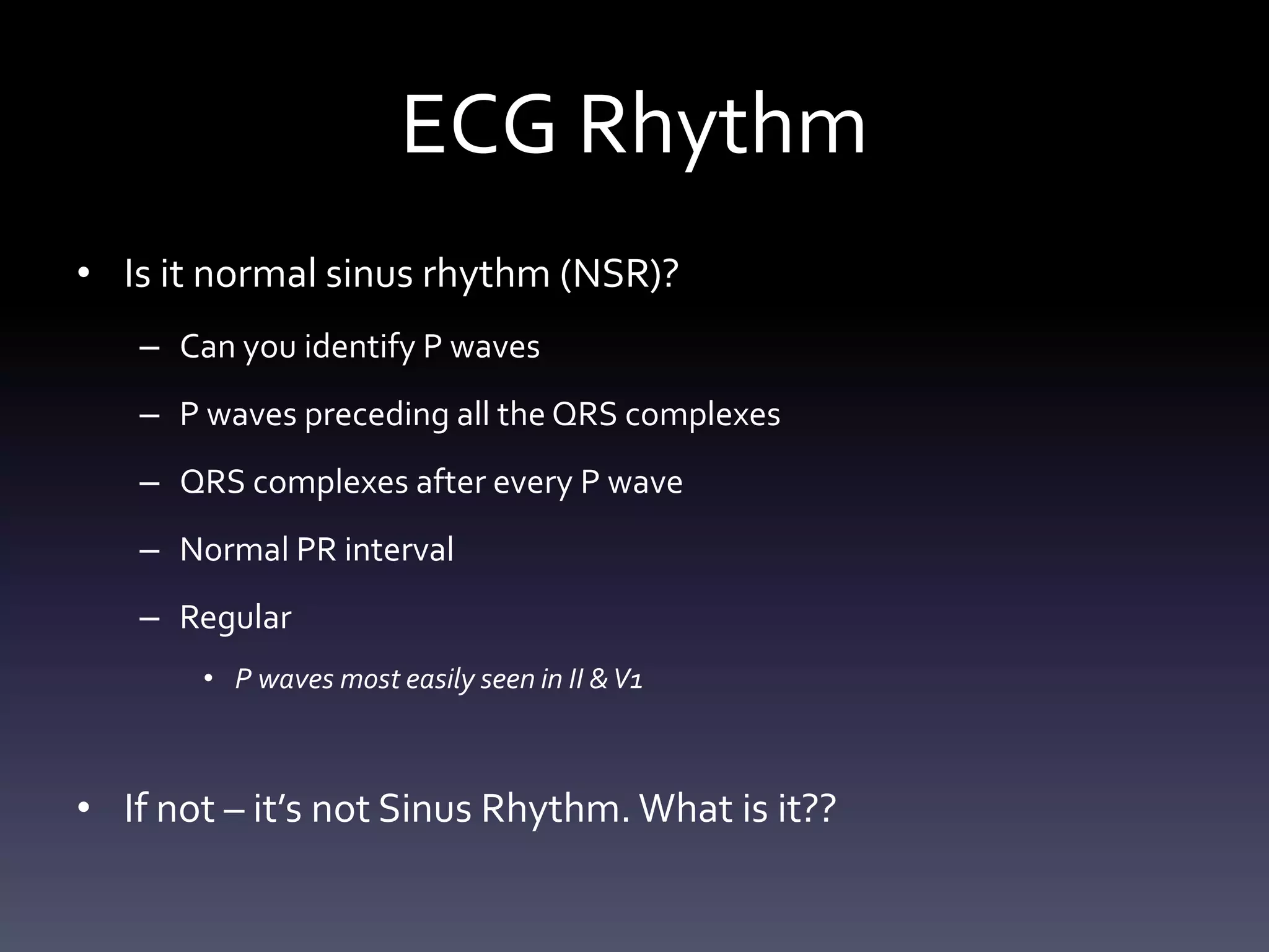 Systematic ECG Interpretation | PPTX