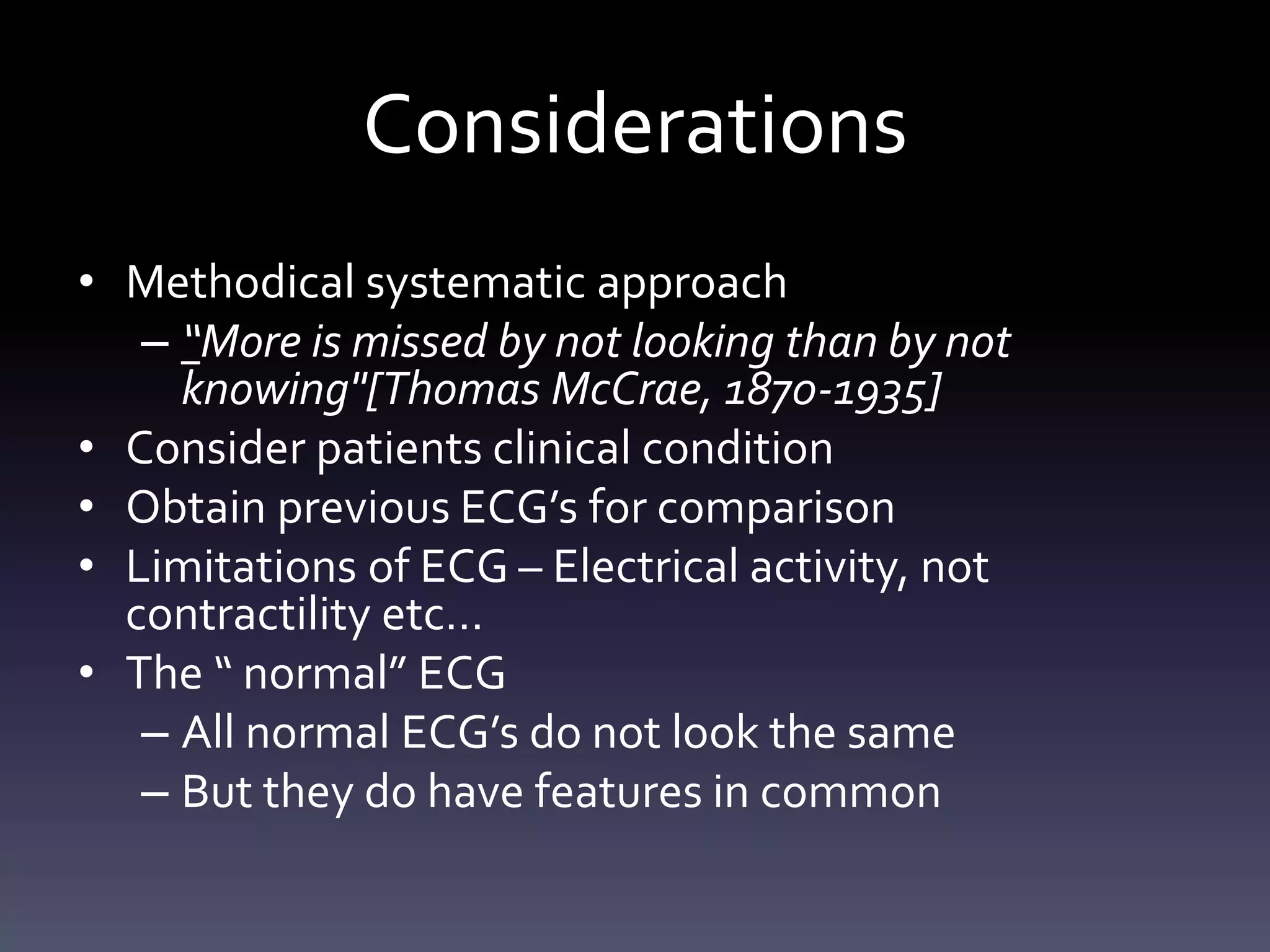 Systematic ECG Interpretation | PPTX