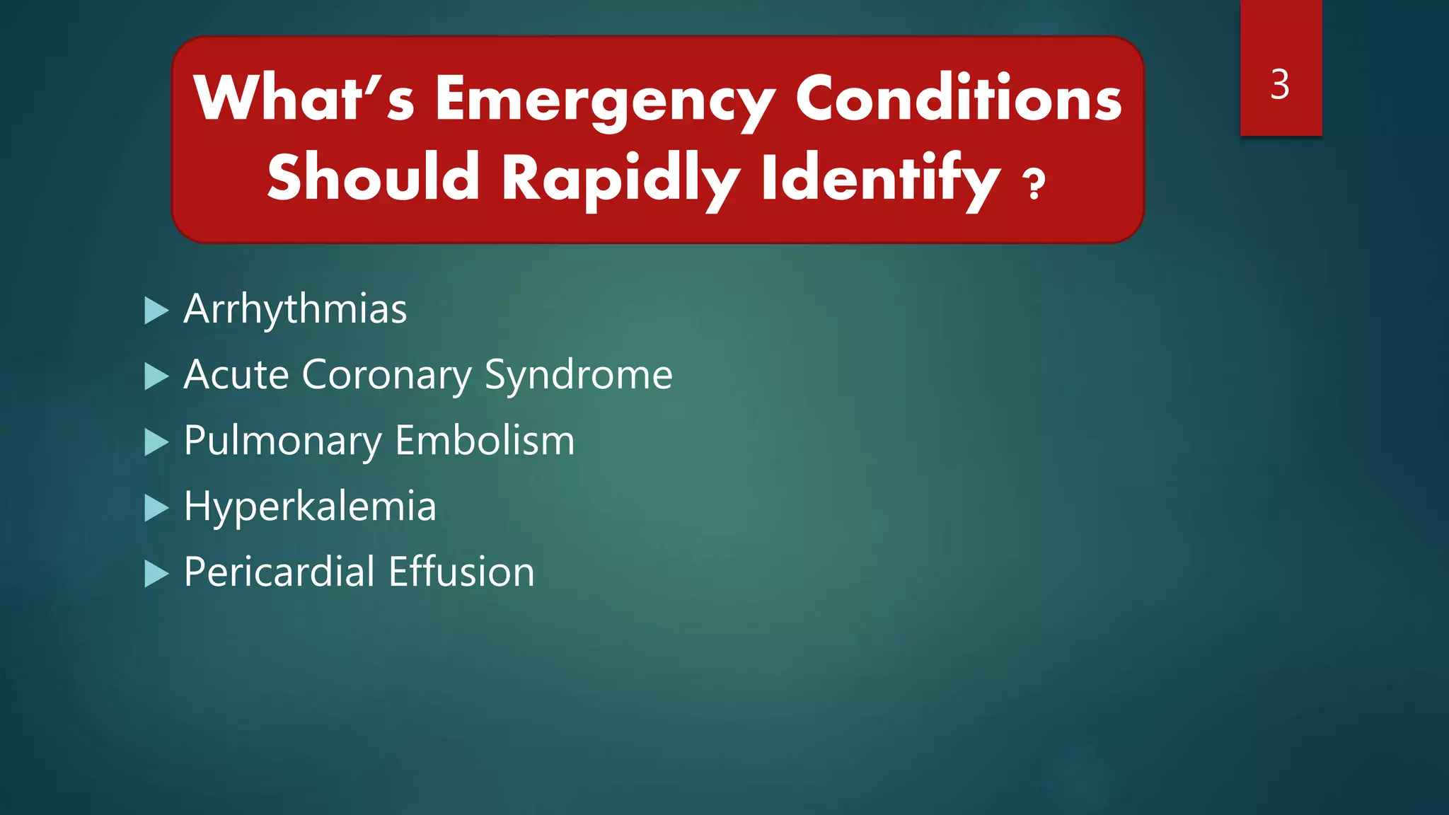 ECG interpretation in emergency settings | PPTX