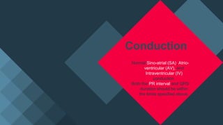 Characteristic of normal ECG | PPTX