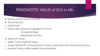 Ecg localization of myocardial infarction | PPTX