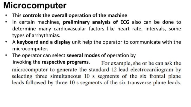 Ecg machine | PDF