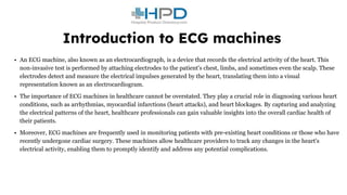 Exploring the Wonders of ECG Machines | PPTX