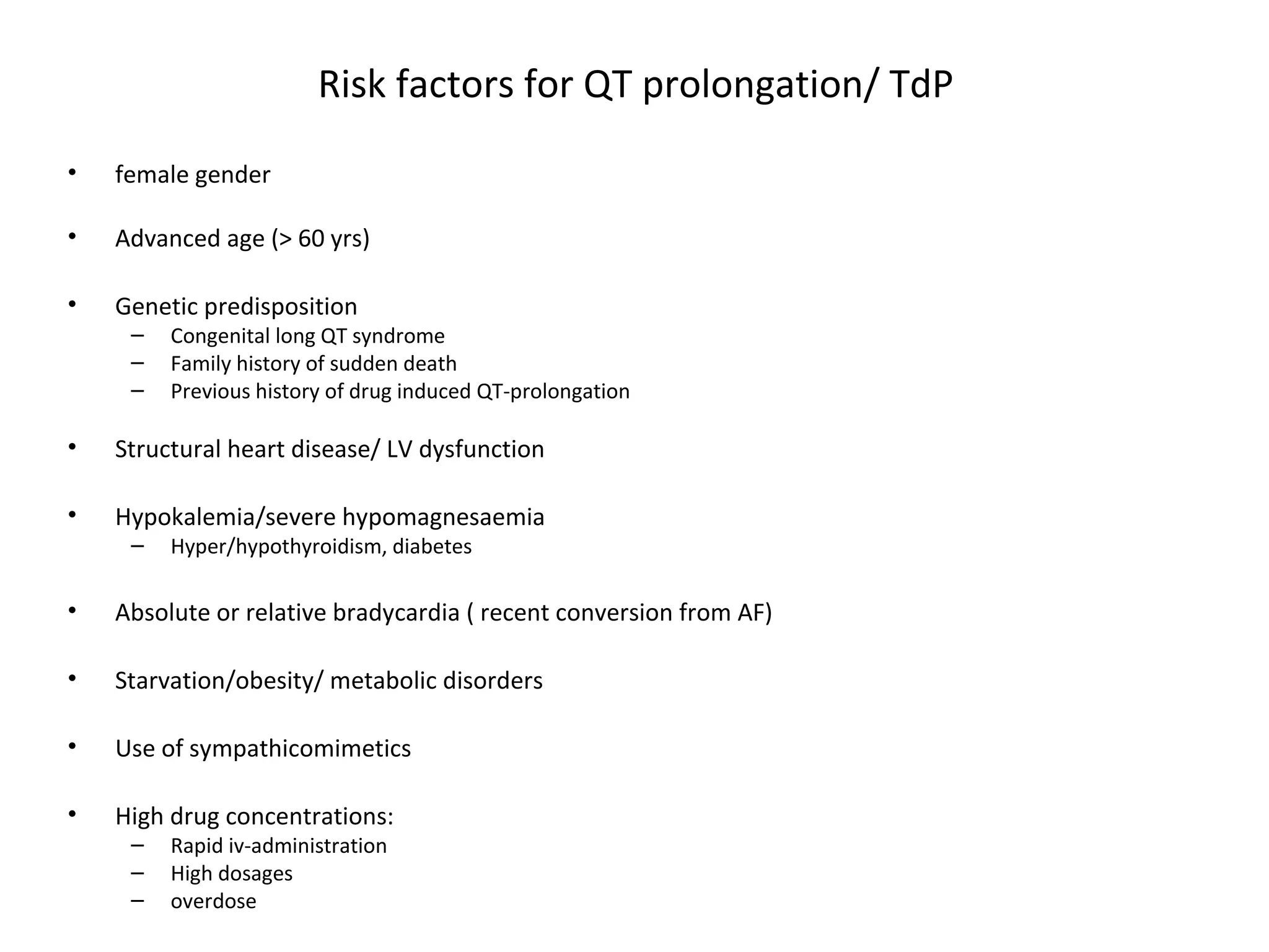 ECG manifestations of drug overdose | PPT