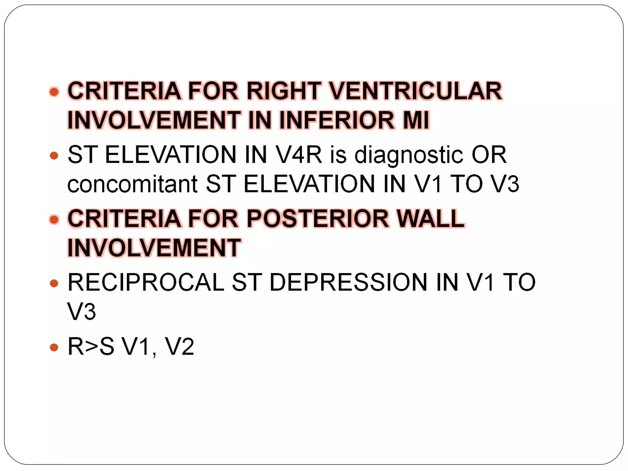ECG: Myocardial Infarction with CHB | PPT