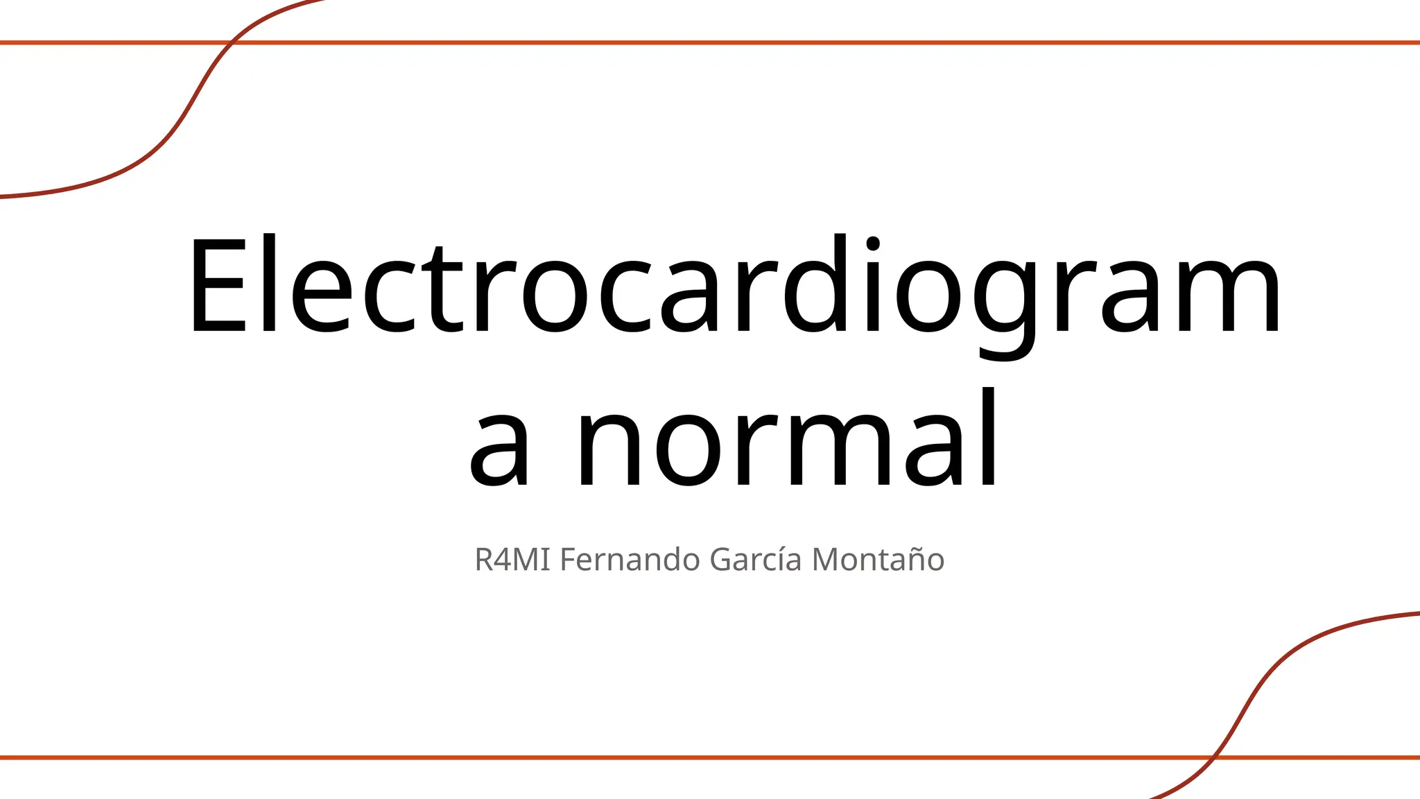 Electrocardiograma normal, PAra prinicpiantes | PPT