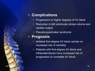 ECG: Toxin induced First degree Heart Block | PPT