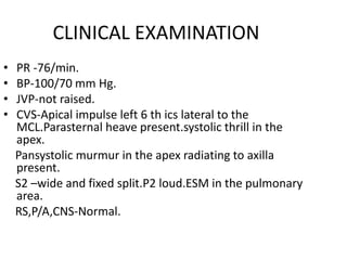 ECG: Congenital Acyanotic HD | PPTX