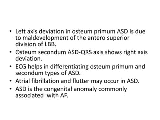 ECG: Congenital Acyanotic HD | PPTX