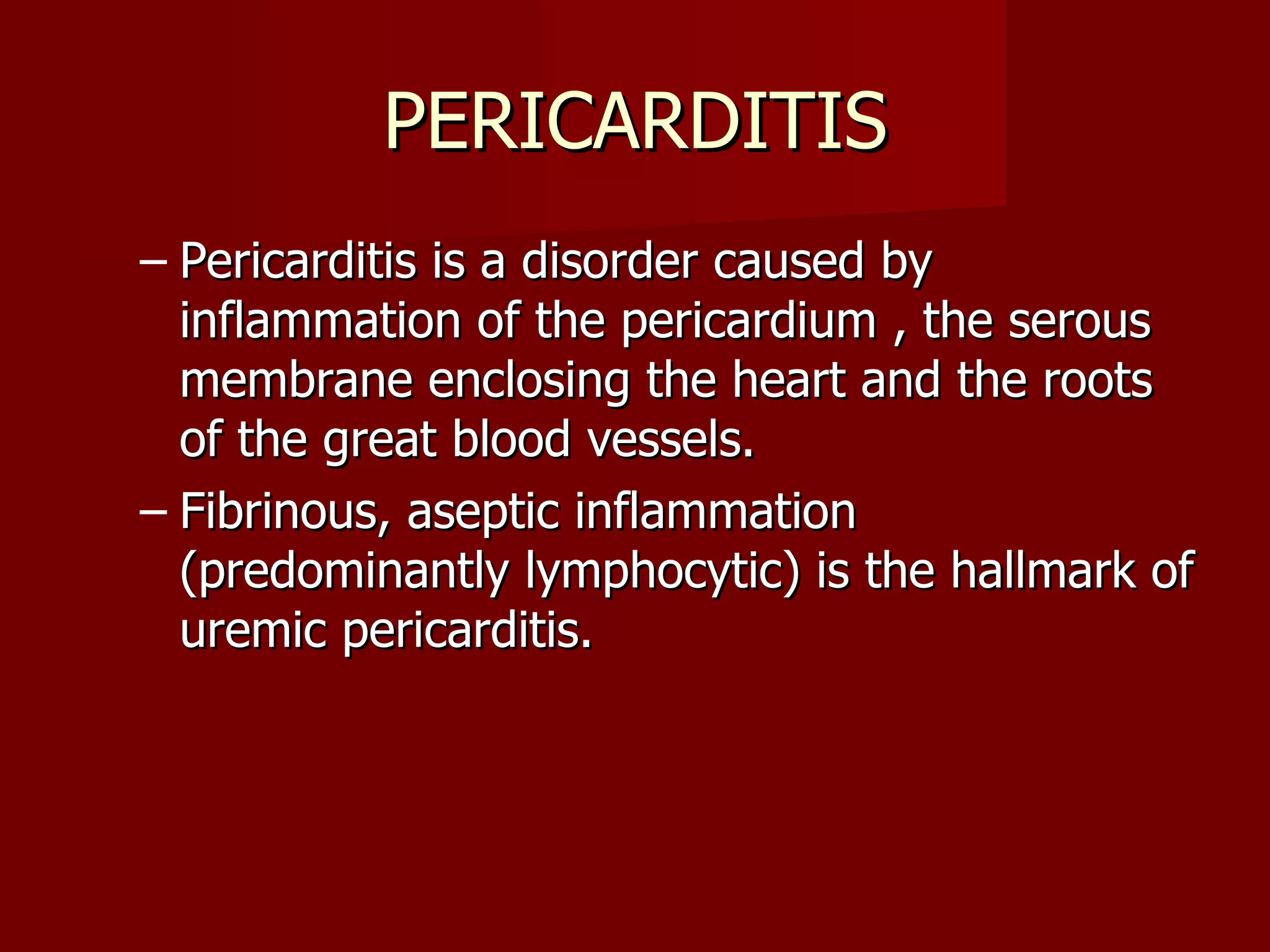 ECG: Pericarditis | PPT