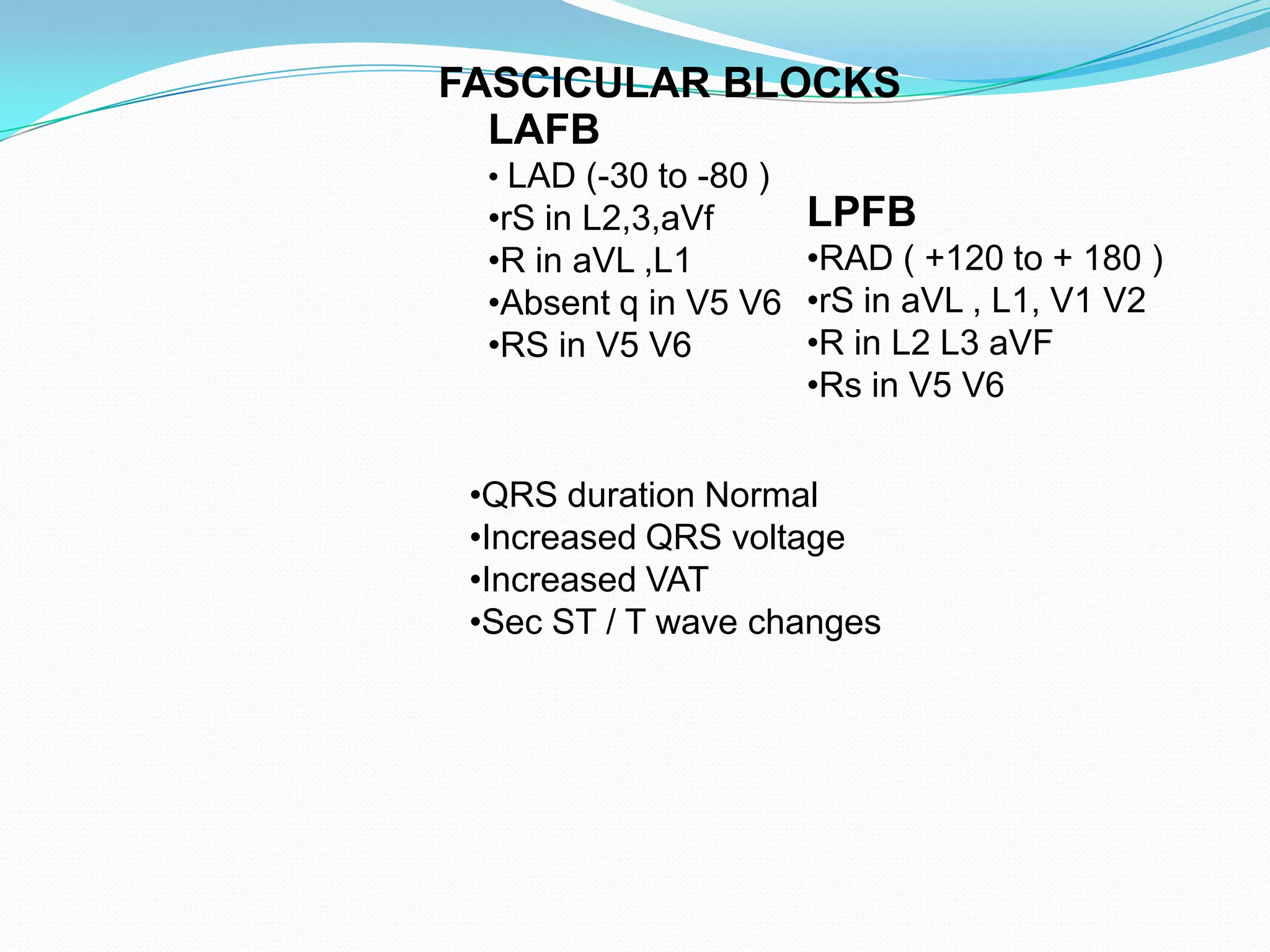 ECG: Trifascicular Block | PPTX