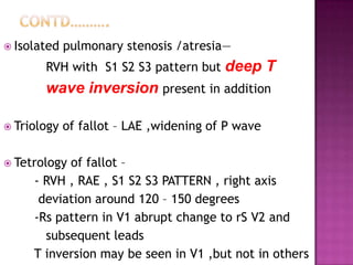 ECG: Congenital Heart Disease | PPTX