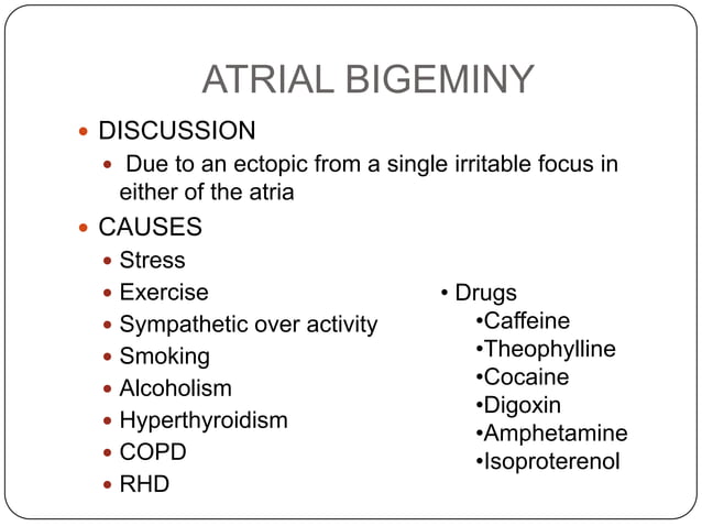 ECG: Atrial Bigeminy | PPT | Heart and Cardiovascular Diseases ...